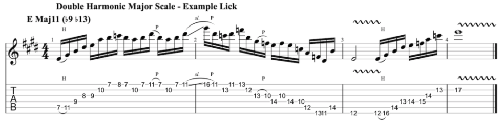 Double Harmonic Major Scale | Doug Cartwright